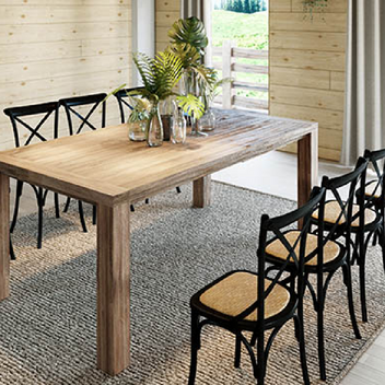 Table de berger Dibona en bois massif